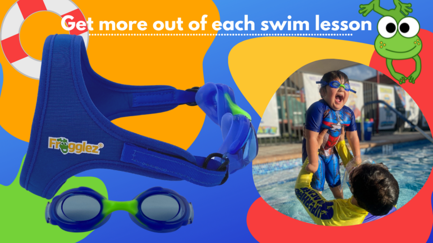 Make Swim Lessons easier with Frogglez Goggles – Frogglez Swimming Goggles