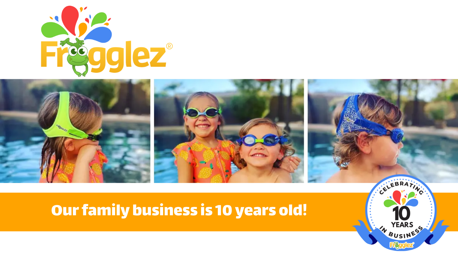 Swim goggles for kids that don’t pull hair – Frogglez Swimming Goggles