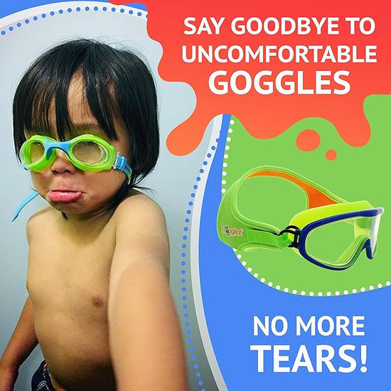 Green Navigatorz Swim Mask ages 4-10 – Frogglez Swimming Goggles